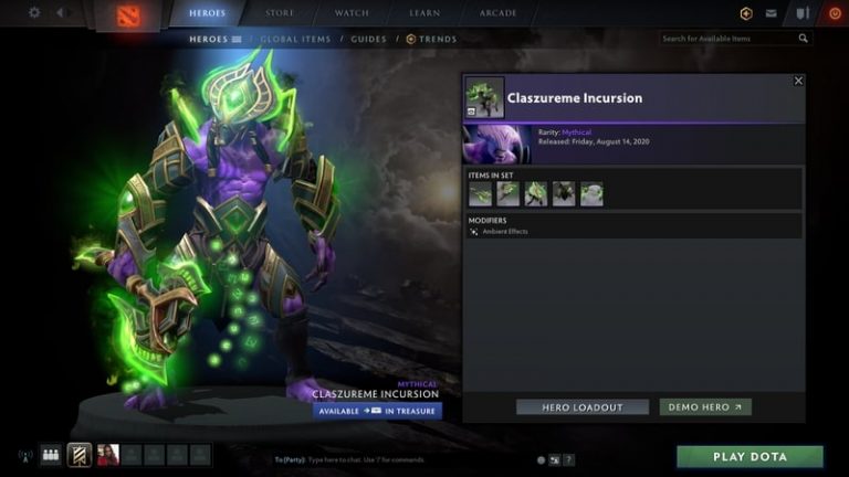 Lộ diện 17 items set Dota2 mới của TI10 Collector’s Cache Volume II ...